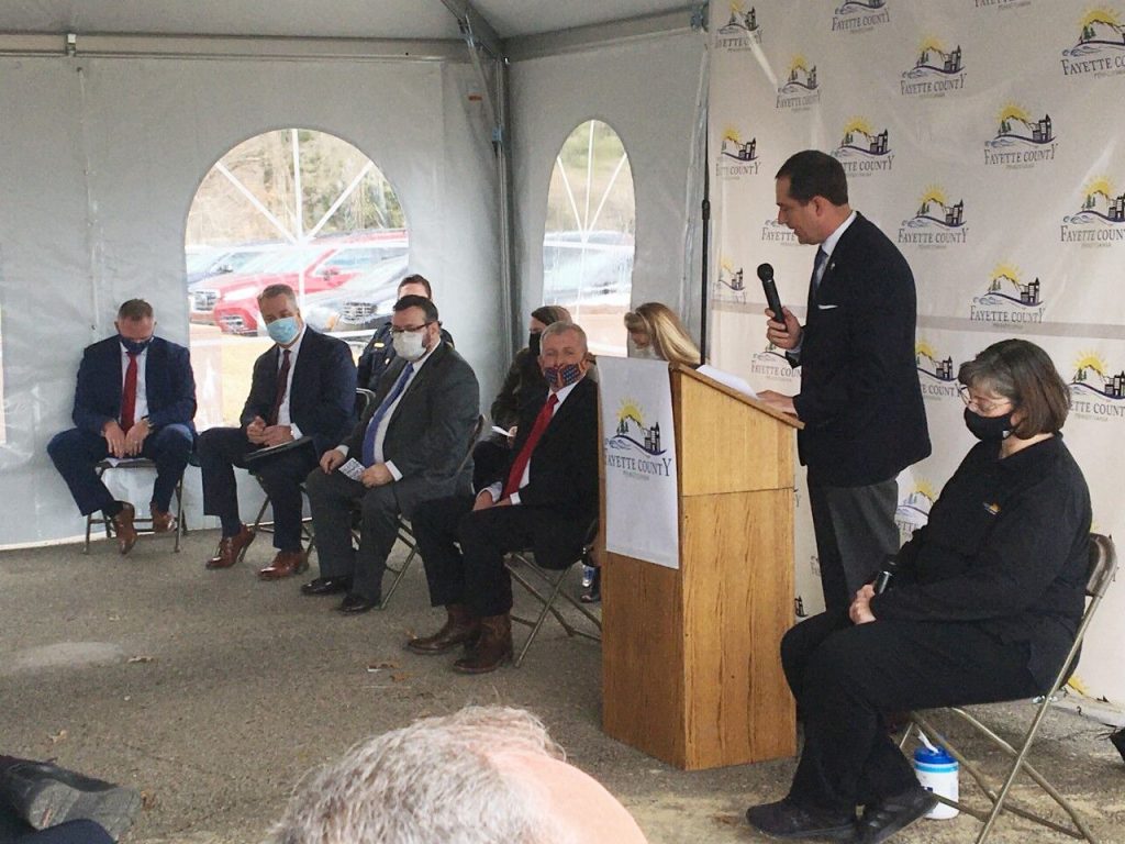 Groundbreaking takes place on new Fayette County Prison site - Herald ...